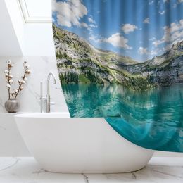 Duschvorhang Traumhafter Bergsee