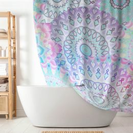 Duschvorhang Sommertr&auml;ume Mandalas