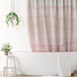Duschvorhang Spiel der Farben in Rosa