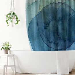 Duschvorhang Urknall - blau