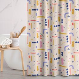 Duschvorhang Bunte Formen Muster