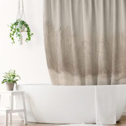 Duschvorhang D&uuml;nengras in Beige