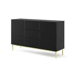 H&ouml;ffner Sideboard &brvbar; schwarz &brvbar; Ma&szlig;e (cm): B: 150 H: 89 &raquo; H&ouml;ffner
