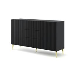 H&ouml;ffner Sideboard &brvbar; schwarz &brvbar; Ma&szlig;e (cm): B: 150 H: 87 &raquo; H&ouml;ffner