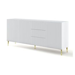 H&ouml;ffner Sideboard &brvbar; wei&szlig; &brvbar; Ma&szlig;e (cm): B: 200 H: 87 &raquo; H&ouml;ffner