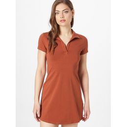 Hollister Kleid Damen Gr&ouml;&szlig;e 42 cognac Winterkleid