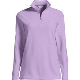LANDS' END Anyweather Fleece-Pullover mit Rei&szlig;verschluss, Damen,  Lila, Polyester, by Lands' End