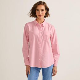 LANDS' END Langarm Oxford-Hemd, Damen,  Pink, Baumwolle, by Lands' End