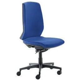 mayer Sitzm&ouml;bel Drehstuhl MAYER SITZM&Ouml;BEL "2470", blau (mittelblau, schwarz), B:67cm H:106cm T:62cm, St&uuml;hle, Kinderdrehstuhl B&uuml;rodrehstuhl, R&uuml;ckenh&ouml;he 7-fach verstellbar