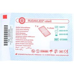 1001 Artikel Medical RUDAVLIES-steril Verbandpflaster5x7 cm 1 St