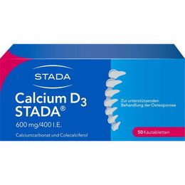 Calcium D3 STADA 600 mg/400 I.E. Kautabletten 50 St