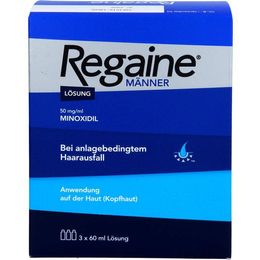 Regaine M&auml;nner 50 mg/ml Lsg.z.Anw.a.d.Kopfhaut 3X60 ml