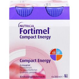 Fortimel Compact Energy Erdbeere 8X4X300 ml