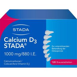 Calcium D3 STADA 1000 mg/880 I.E. Brausetabletten 120 St