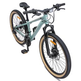 Jugendfahrrad Bikestar Gr. 32, gr&uuml;n, Fahrr&auml;der, Kinder, 32cm, 24 Zoll (60,96cm)