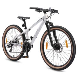 Mountainbike Bikestar Gr. 33, wei&szlig;, Fahrr&auml;der, Damen, 33cm, 26 Zoll (66,04cm), f&uuml;r Damen und Herren, Kettenschaltung