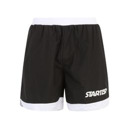 Shorts STARTER Black Label "Starter Black Label Starter Retro Shorts", Herren, Gr. S, US-Gr&ouml;&szlig;en, schwarz, 100% Polyester, unifarben, normal, Hosen Shorts