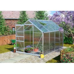 Gew&auml;chshaus Vitavia "Calypso 5800", silber (silberfarben), B:192cm T:302cm, Gew&auml;chsh&auml;user