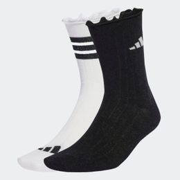 Funktionssocken adidas Performance "GLOW SOCK 2PP", Herren, Gr. S (37/39), wei&szlig; (wei&szlig;, schwarz, grau one), Obermaterial: 55% Baumwolle, 36% Polyester, 6% sonstige Fasern, 3% Modal, Socken