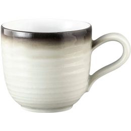 Espressotasse Seltmann Weiden "Terra Corso", wei&szlig; (wei&szlig;, anthrazit, beige, grau), H:5,8cm &Oslash;:6,2cm, Porzellan, Trinkgef&auml;&szlig;e, Espressotasse, Espressoobertasse 0,09 l