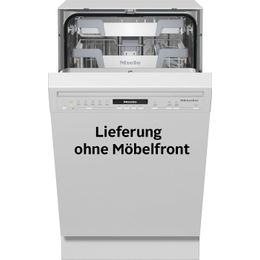 Miele teilintegrierbarer Geschirrsp&uuml;ler "G 5740 SCi SL", Energieeffizienz: C (A-G), silber (wei&szlig;), B:44,8cm H:80,5cm T:57cm, Geschirrsp&uuml;ler