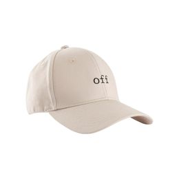 Snapback Cap bonprix "Cap", Damen, beige, Obermaterial: 100% Baumwolle, Caps, verstellbare Passform, aus Baumwolle