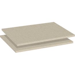 Einlegeboden OTTO HOME "Onyx, aus FSC-zertifiziertem Holzwerkstoff, Made in Europe", beige (beige matt stoffdekor), B:88cm H:2cm T:50cm, Holzwerkstoff, Einlegeb&ouml;den, Einlegeboden, jeweils 2 St&uuml;ck, in den Breiten 43 oder 88cm