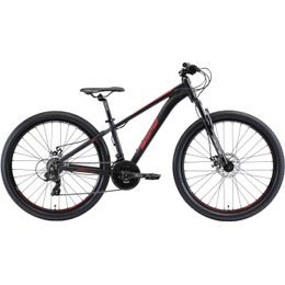Mountainbike Bikestar Gr. 36, rot, Fahrr&auml;der, Damen, 36cm, 27,5 Zoll (69,85cm), f&uuml;r Damen und Herren, Kettenschaltung