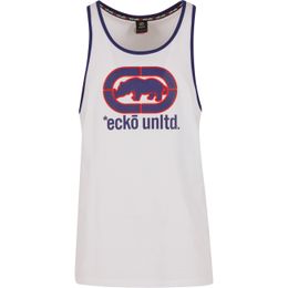 Tanktop Ecko Unltd. "Ecko Unltd. Lonnie Tanktop", Herren, Gr. L, wei&szlig;, 100% Baumwolle, bedruckt, relaxed fit, Tops Tanktop