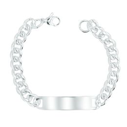 Adelia&acute;s Armband ADELIA&acute;S "Unisex Armband &ndash; Panzerarmband aus Edelstahl 21 cm", silber, Armb&auml;nder, Damen, 21cm, Edelstahl, Armband, Ein Geschenk, das Freude macht