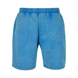 Sweatshorts Urban Classics "Urban Classics Herren Heavy Stone Washed Sweat Shorts", Herren, Gr. XL, US-Gr&ouml;&szlig;en, royal, 70% Baumwolle, 30% Polyester, unifarben, relaxed fit, Hosen Sweatshorts
