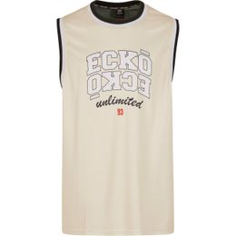 Tanktop Ecko Unltd. "Ecko Unltd. Tanktops Pivot", Herren, Gr. XL, jet stream, schwarz forest, 100% Baumwolle, bedruckt, normal, Tops Tanktop