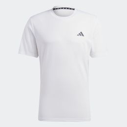 T-Shirt adidas Performance "TR-ES COMF TEE", Herren, Gr. XL, schwarz-wei&szlig; (wei&szlig;, schwarz), Obermaterial: 76% Polyester, 12% Baumwolle, 12% Viskose, clean, normal, Rundhals, Shirts T-Shirt