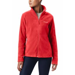 Fleecejacke Columbia "Fast Trek&trade; II Jacket", Damen, Gr. L (42/44), poppy rot, Fleece, Obermaterial: 100% Polyester, hoch geschlossener Ausschnitt, abgesteppt, Jacken Fleecejacke