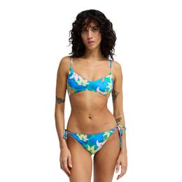 Bikini-Hose Billabong "Sol Searcher Tropic", Damen, Gr. M, US-Gr&ouml;&szlig;en, agua flores, Obermaterial: 78% Nylon, 22% Elasthan;, Badehosen Bikini-Hose