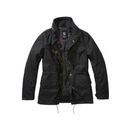 Parka Brandit "Brandit Damen Ladies M65 Standard Jacket", Damen, Gr. 3XL, schwarz, 80% Polyester, 20% Baumwolle, mehrfarbig, normal, ohne Ausschnitt, Jacken Parka