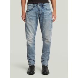G-Star Raw 5-Pocket-Jeans G-STAR "Contor Slim Jeans", Herren, Gr. 28, L&auml;nge 30, vintage aegean sea, Obermaterial: 79% Baumwolle, 20% Baumwolle, 1% Elasthan, Jeans 5-Pocket-Jeans
