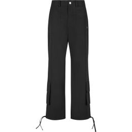 Cargohose PEQUS "PEQUS PEQUS Ribstop Cargo V2", Herren, Gr. L, US-Gr&ouml;&szlig;en, schwarz, 99% Baumwolle, 1% Polyurethan, unifarben, loose fit, Hosen Cargohose