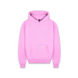 DROPSIZE Herren Kapuzensweatshirt "Dropsize Herren Super Heavy Blank Hoodie"pink, Gr. M, unifarben, 80% Baumwolle, 20% Polyester, Sweatshirts
