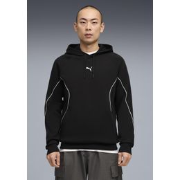 Kapuzensweatshirt Puma "SPORT HOODIE DK", Herren, Gr. L, Puma schwarz, Obermaterial: 47% Polyester, 38% Baumwolle, 10% Viskose, 5% Elasthan, unifarben, regular fit normal, Sweatshirts, mit Kapuze, mit K&auml;ngurutasche, Regular Fit