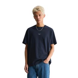 Marc O'Polo T-Shirt MARC O'POLO DENIM "aus softer Bio-Baumwolle", Herren, Gr. XXL, blau (true navy), Obermaterial: 100% Baumwolle, unifarben, Basic, relaxed fit, Rundhals, normaler Saum, Shirts T-Shirt