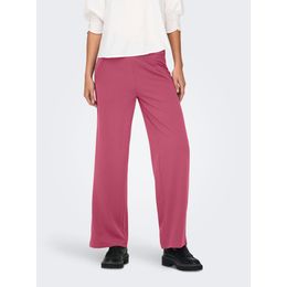 Jacqueline de Yong Schlupfhose JDY "JDYLOUISVILLE CATIA WIDE PANT JRS NOOS", Damen, Gr. L, L&auml;nge 32, malaga, Jersey, Obermaterial: 95% Polyester, 5% Elasthan, unifarben, relaxed fit lang, Hosen Schlupfhose, Materialmix