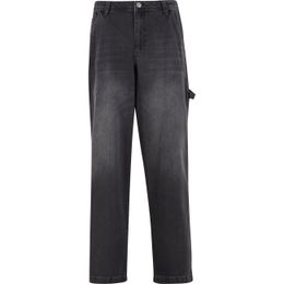 Bequeme Jeans DEF "DEF DEF Loose Fit Jeans", Herren, Gr. 30, Normalgr&ouml;&szlig;en, anthra washed, 100% Baumwolle, unifarben, Jeans