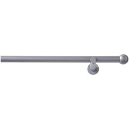 Vorhangstange GOOD LIFE "Bola" Gr. 1, grau (anthrazit), L:120cm &Oslash;:20mm, Metall, Gardinenstangen