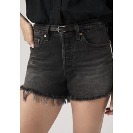 Levi's Shorts LEVI'S, Damen, Gr. 31, N-Gr, step on it, Denim/Jeans, Obermaterial: 99% Baumwolle, 1% Elasthan, figurbetont Po-bedeckend, Hosen Shorts, Die Passform schmeichelt kurvigen Figuren