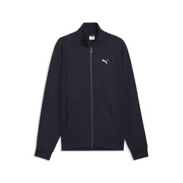 Sweatjacke Puma "Puma Class Relaxed Pinnacle Trainingsjacke Herren", Herren, Gr. M, new navy blau, Obermaterial: 32% Polyester, 68% Baumwolle. Rippe: 97% Baumwolle, 3% Elasthan. Seitenpartie: 60% Baumwolle, 40% Polyester. Besatz: 100% Baumwolle, Sweatjacken Sweatjacke