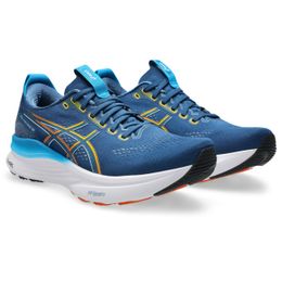Laufschuh asics "GEL-KAYANO 32", Herren, Gr. 42,5, twilight blau, anzu, Synthetik, Schuhe Laufschuh, f&uuml;r mehr Stabilit&auml;t