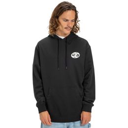Hoodie DC Shoes "Fast Bubble", Herren, Gr. L, schwarz, Obermaterial: 55% Baumwolle, 25% Baumwolle, 20% Polyester;, Sweatshirts Hoodie