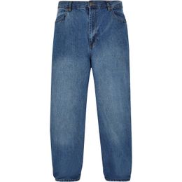 Bequeme Jeans Urban Classics "Urban Classics Herren 90&lsquo;s Jeans", Herren, Gr. 34, Normalgr&ouml;&szlig;en, midtiefblau, 100% Baumwolle, unifarben, Jeans