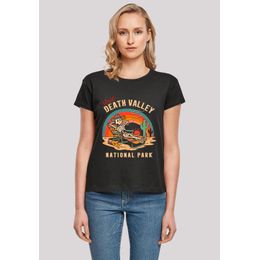 T-Shirt F4NT4STIC "US National Parks Visit Death Valley", Damen, Gr. M, schwarz, Obermaterial: 100% Baumwolle, oversize, Rundhals, ohne B&uuml;ndchen, Shirts T-Shirt, Premium Qualit&auml;t
